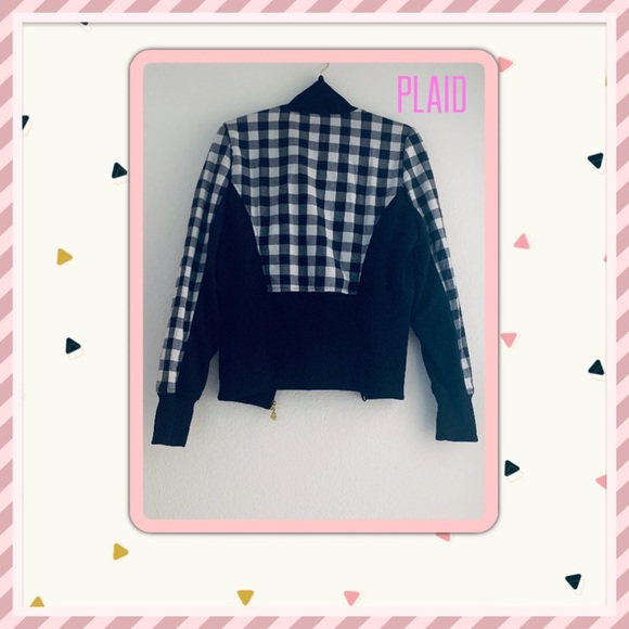 Dereon | Jackets & Coats | Checker Plaid Dereon Jacket | Poshmark
